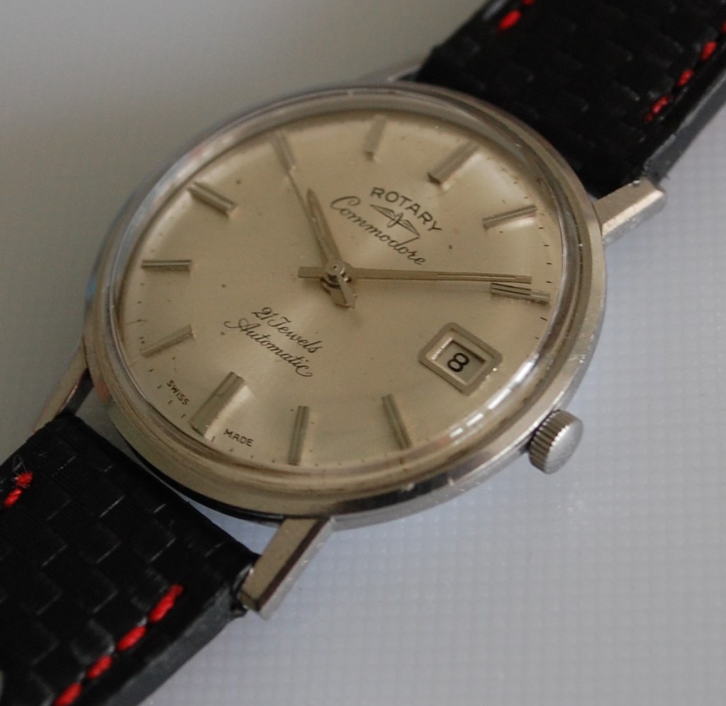 SOLD 1968 Rotary Commodore men's watch with box and papers - Birth Year ...