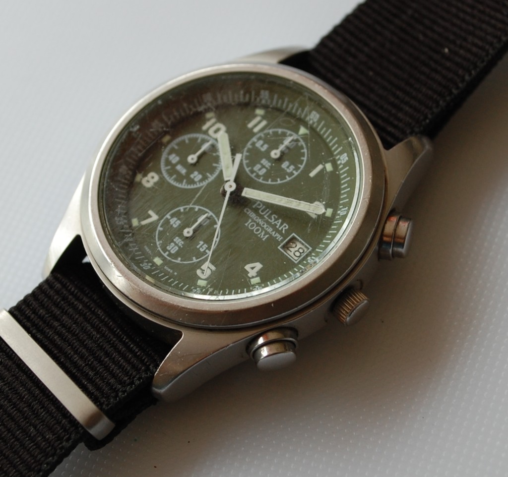 SOLD 1995 Pulsar V657-X063 chronograph watch - Birth Year Watches