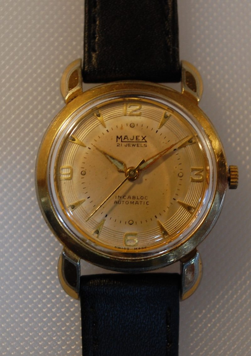 SOLD 1957 Majex automatic with papers - Birth Year Watches