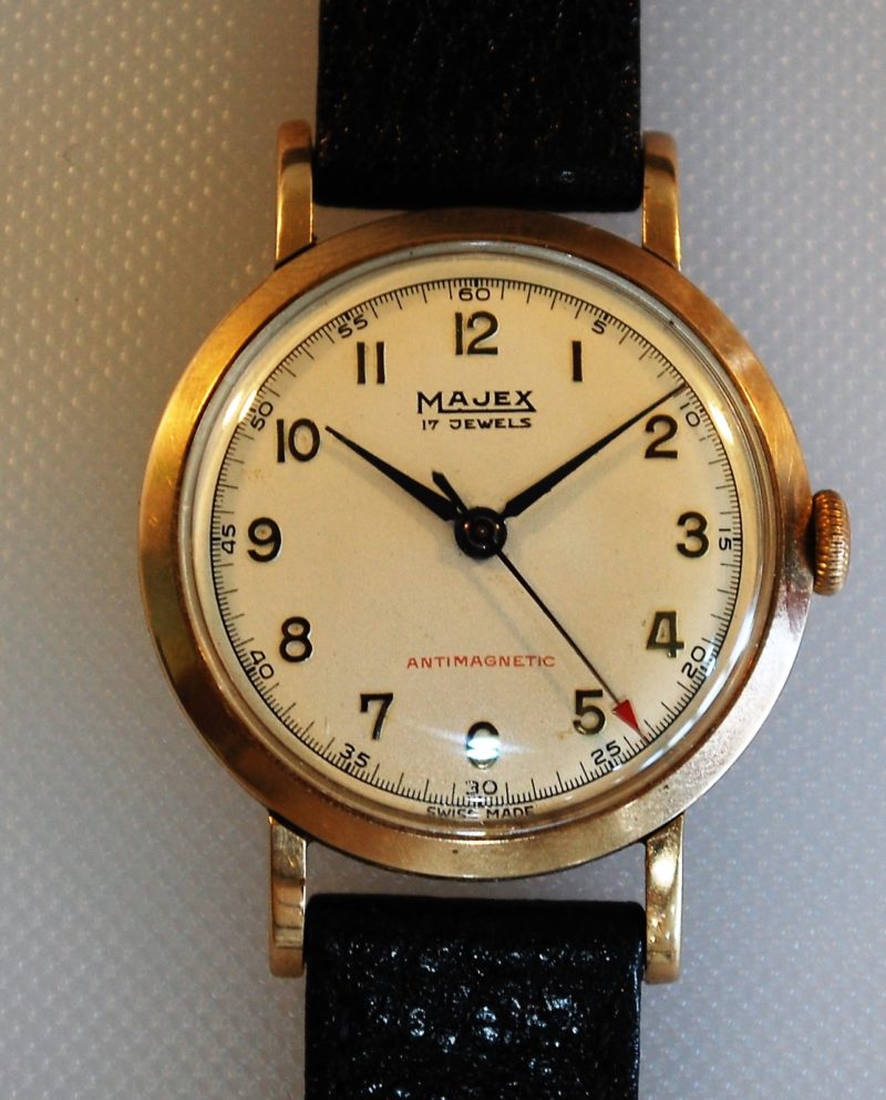 SOLD 1957 Majex 9k gold Antimagnetic - Birth Year Watches
