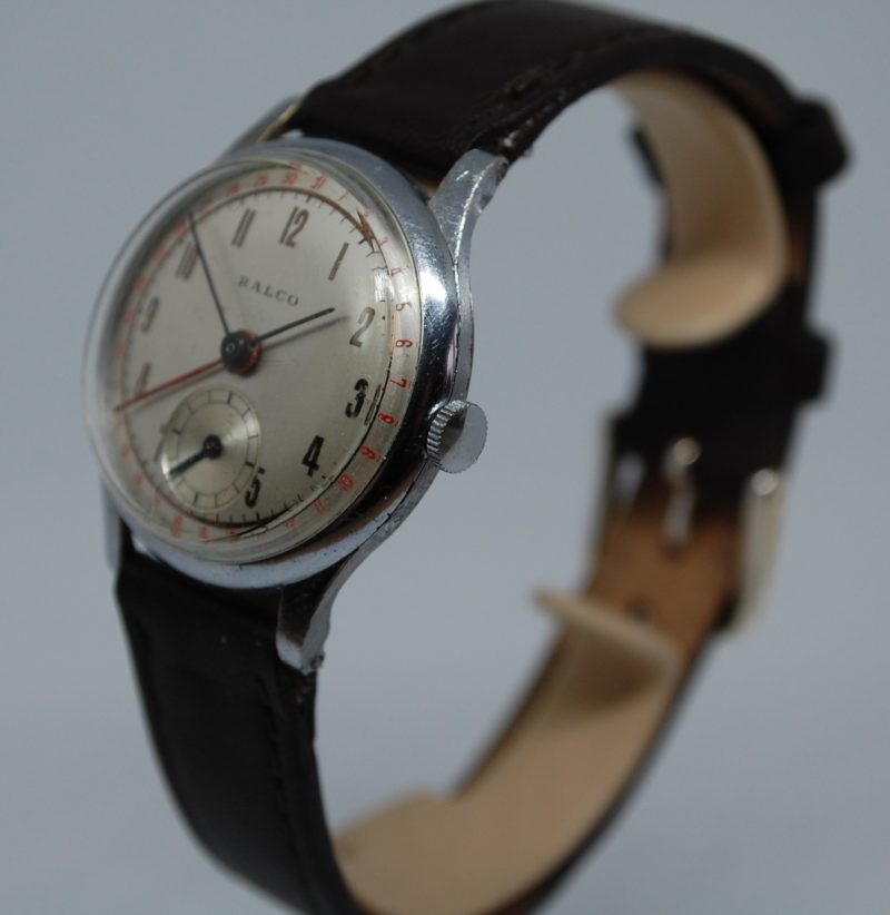c1945 Ralco date pointer watch - Birth Year Watches