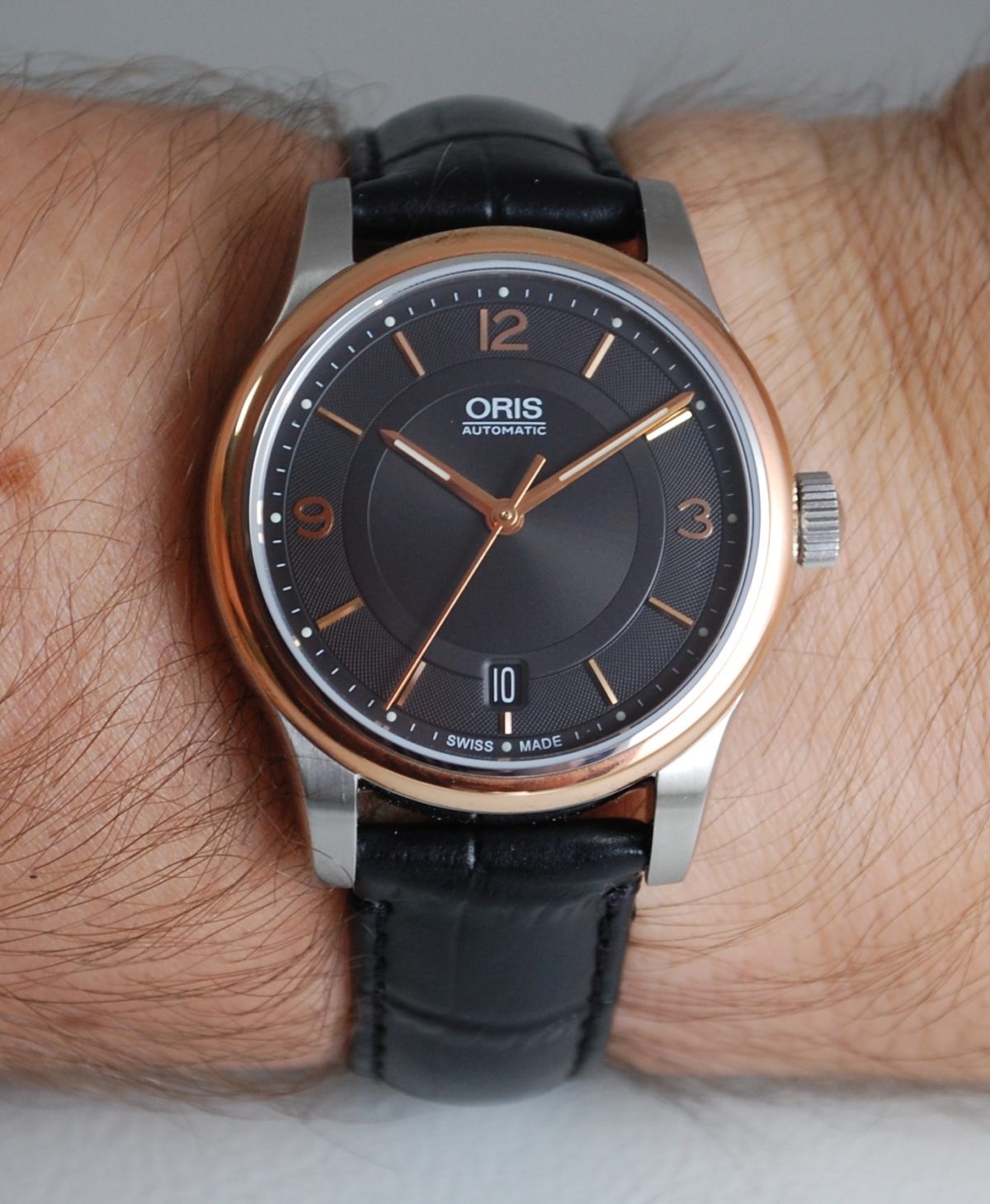 SOLD 2019 Oris Classic automatic with box and papers - Birth Year Watches
