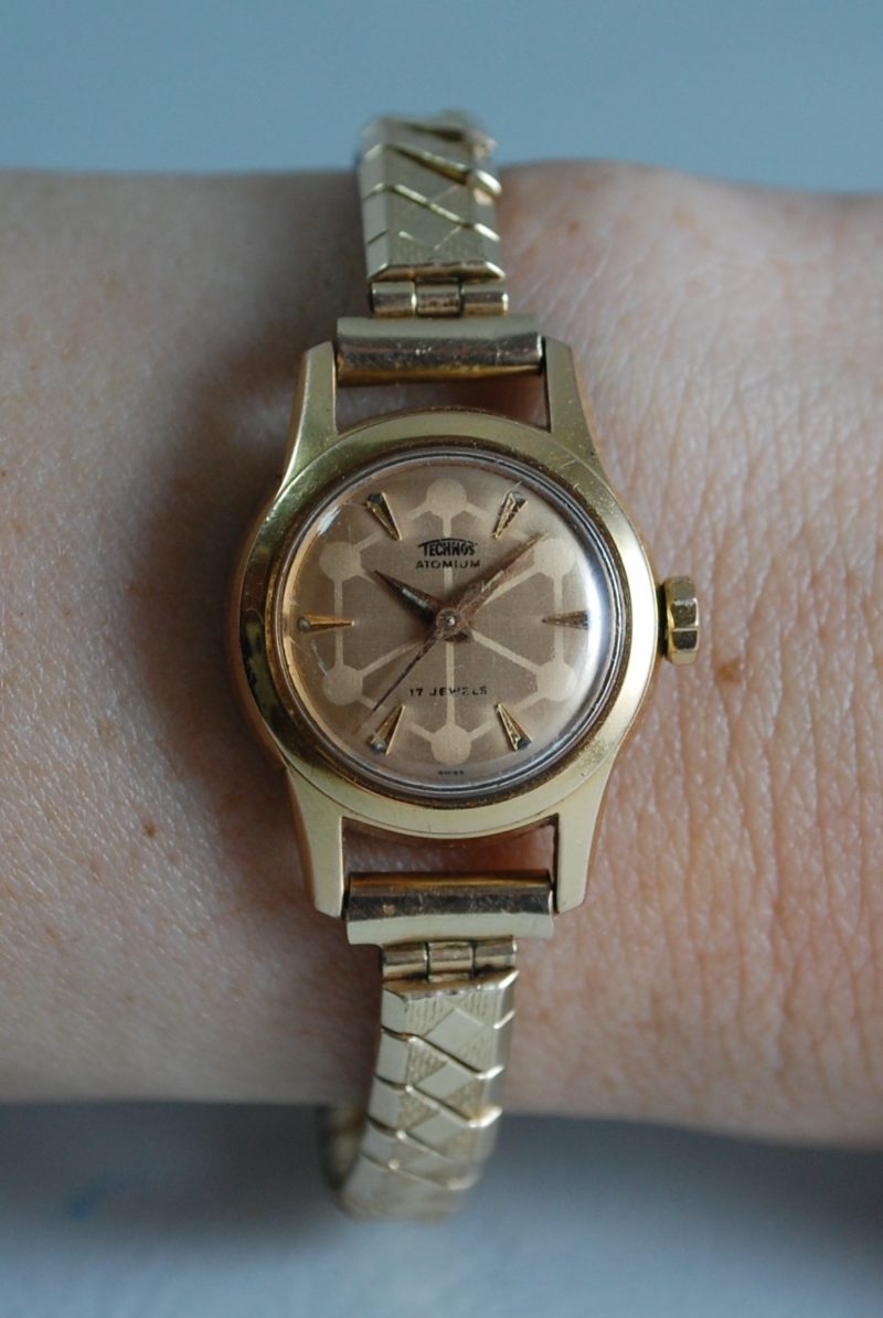 SOLD c1958 Ladies Technos Atomium Automatic - Birth Year Watches