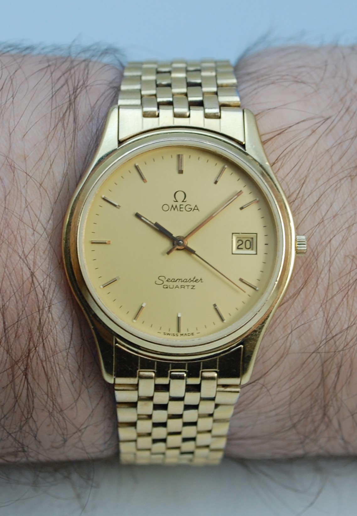 Sold 1984 1986 Omega Seamaster Brest With Papers Birth Year Watches