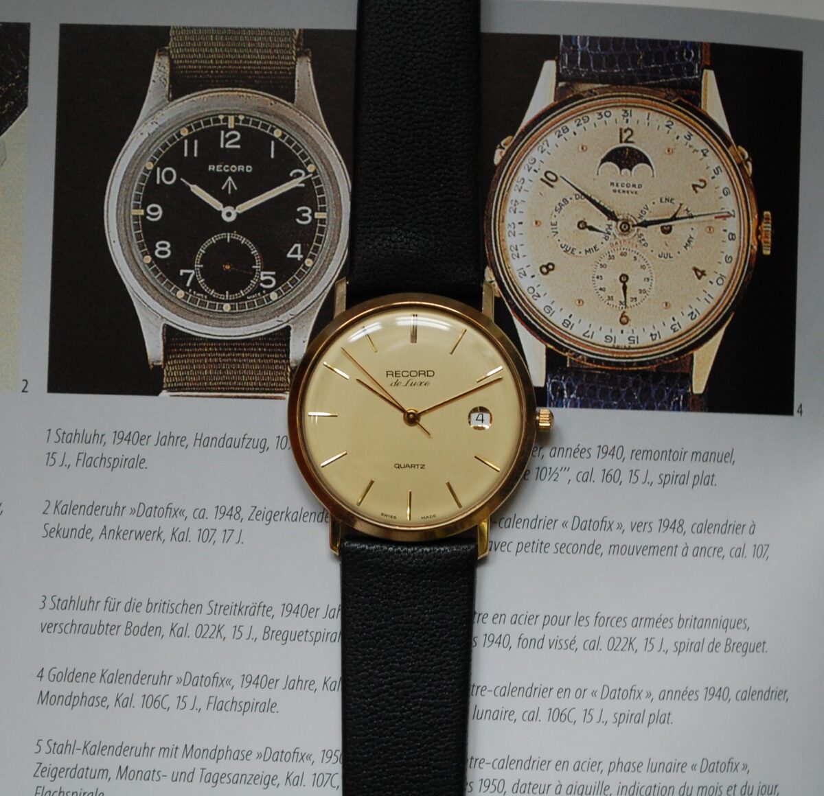SOLD 1997 Record de Luxe 9k Gold - Birth Year Watches