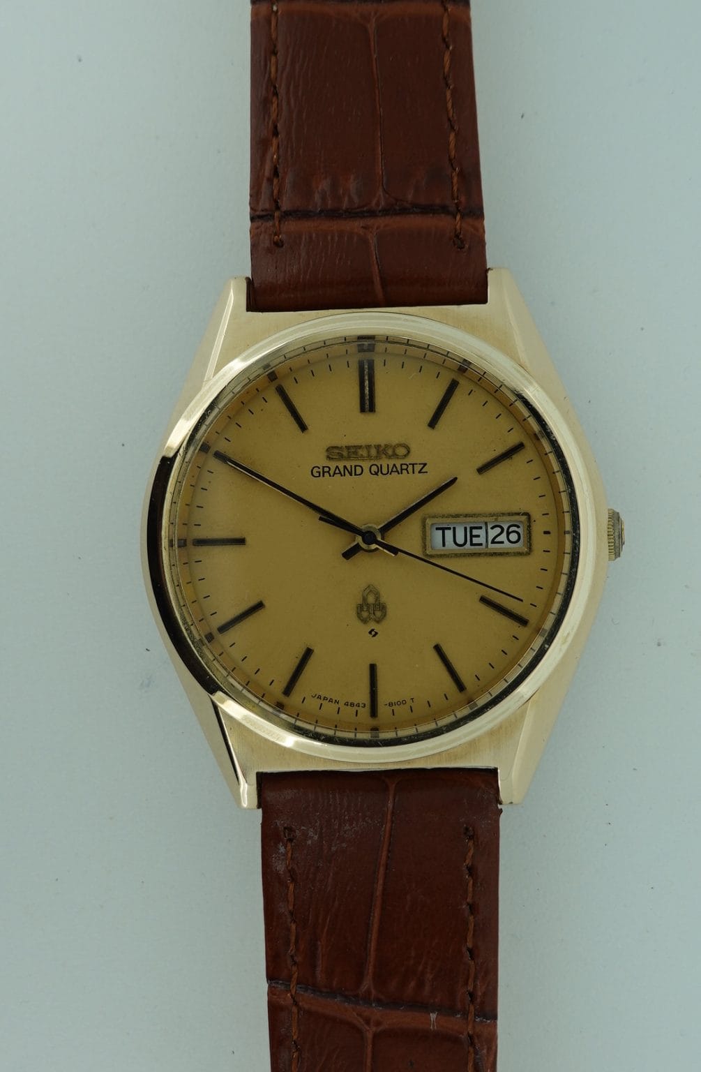 SOLD 1977 Seiko Grand Quartz 4843-8110 - Birth Year Watches