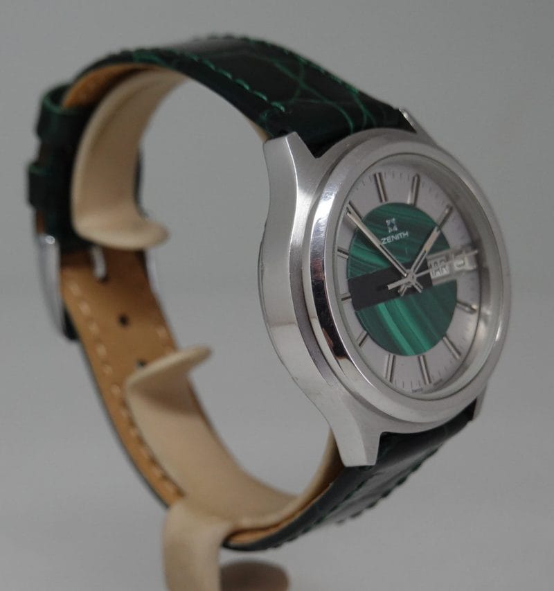 SOLD c1973 Zenith Electronic with Malachite dial - Birth Year Watches