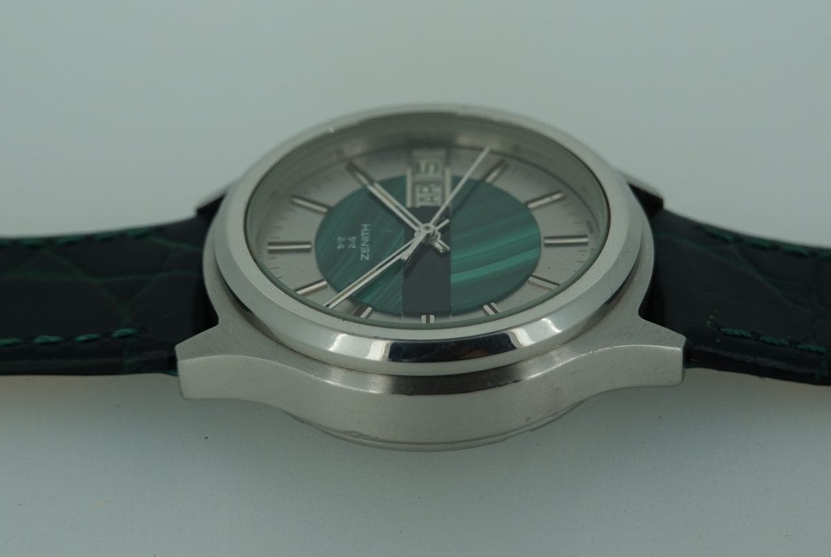 SOLD c1973 Zenith Electronic with Malachite dial - Birth Year Watches