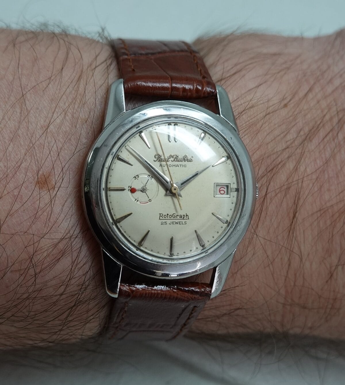 SOLD c1955 Paul Buhré Rotograph - Birth Year Watches