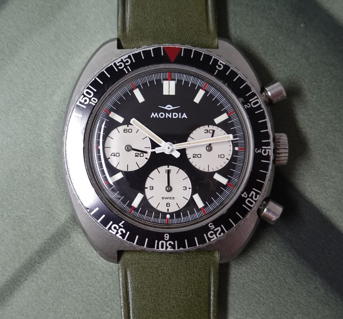 SOLD c1968 Mondia Valjoux 72 Chronograph - Birth Year Watches