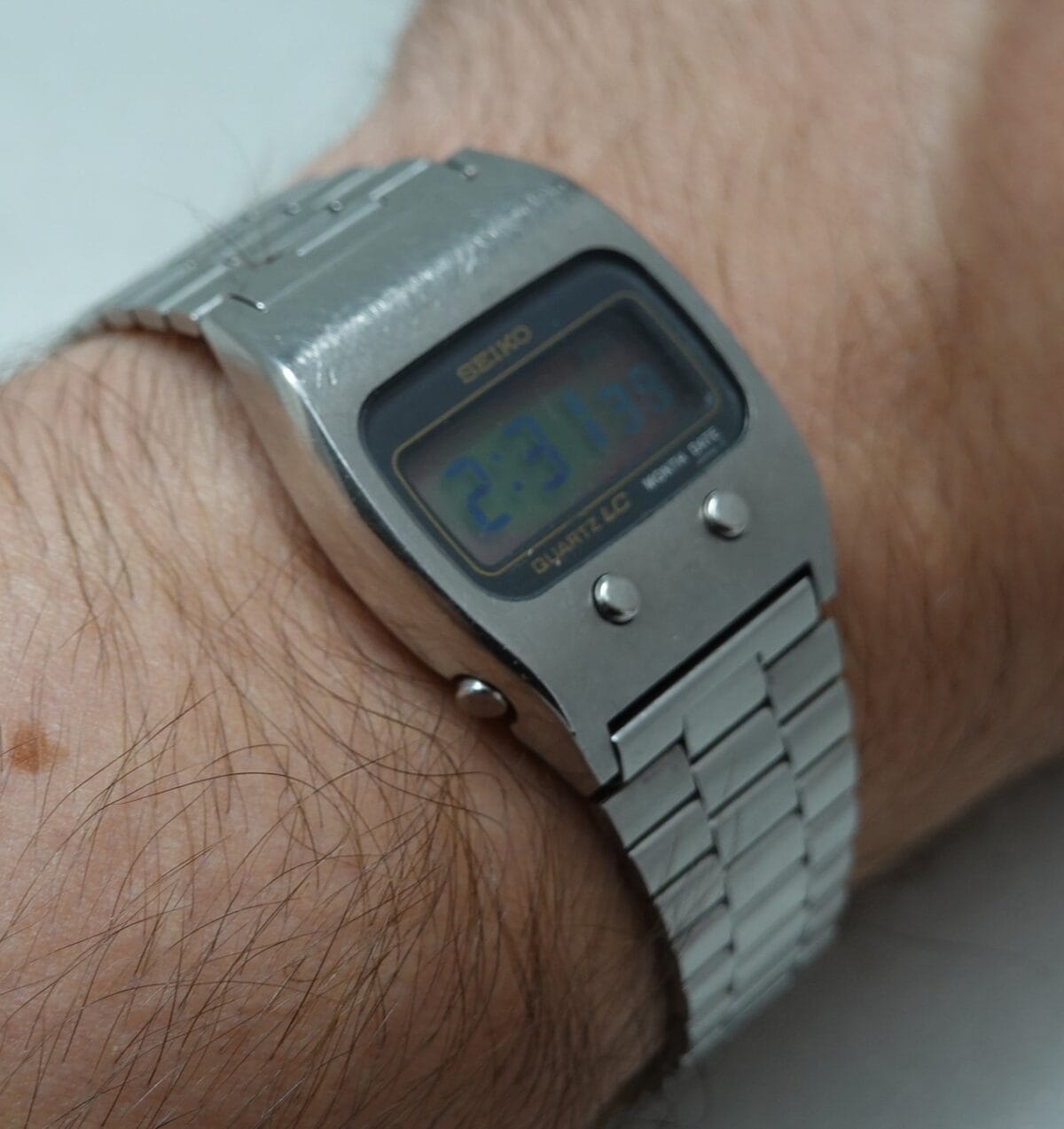 1976 Seiko LCD with box - Birth Year Watches