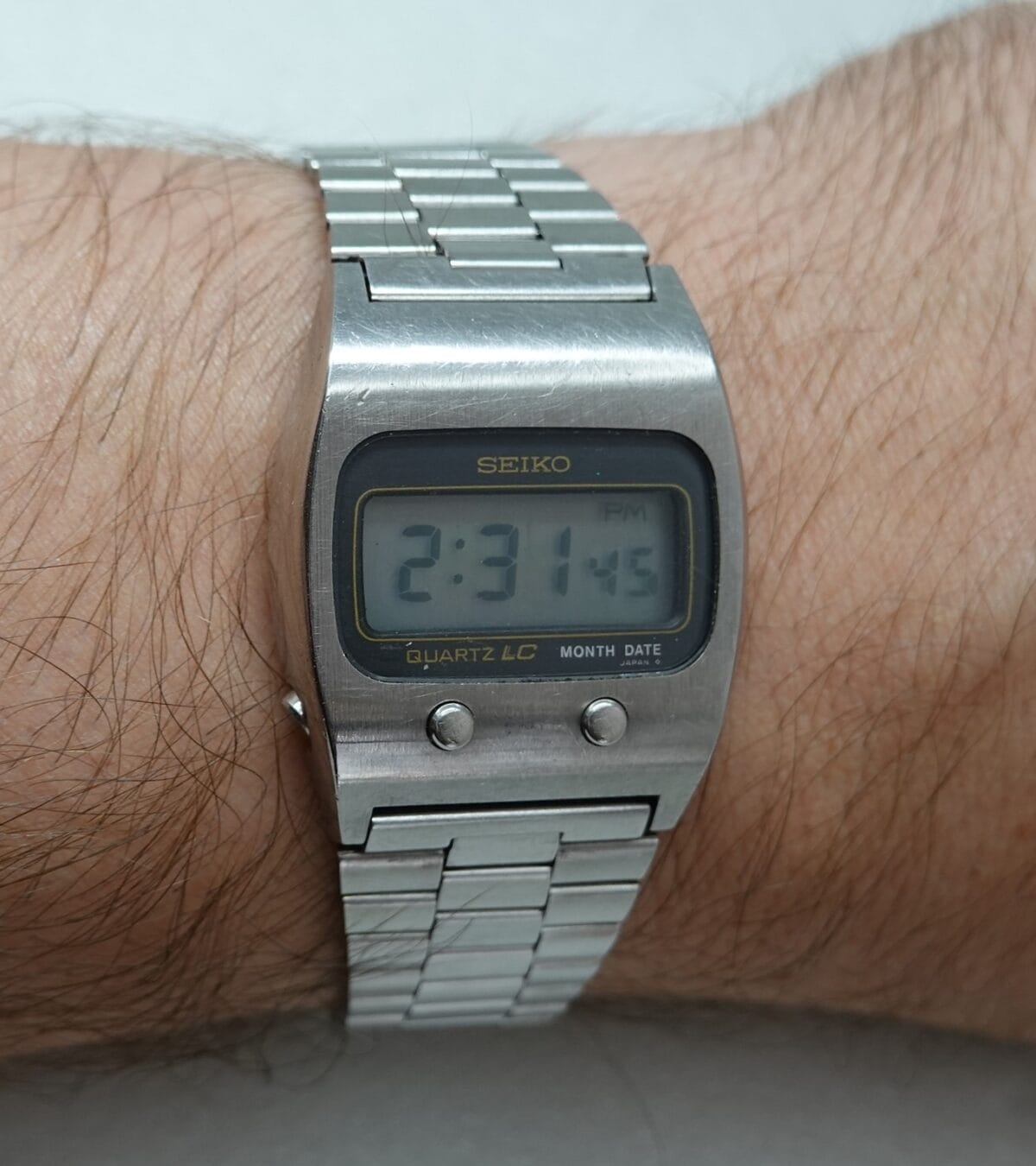 1976 Seiko LCD with box - Birth Year Watches