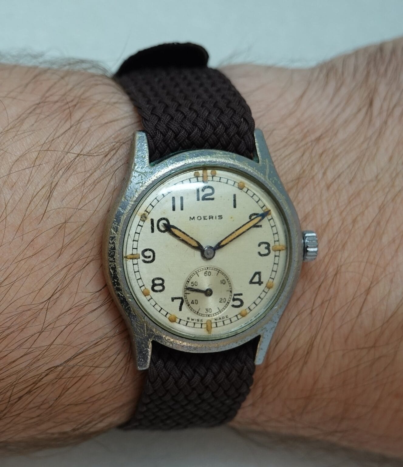 SOLD c1941 Moeris ATP watch - Birth Year Watches