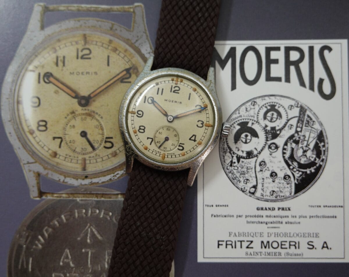 SOLD c1941 Moeris ATP watch - Birth Year Watches