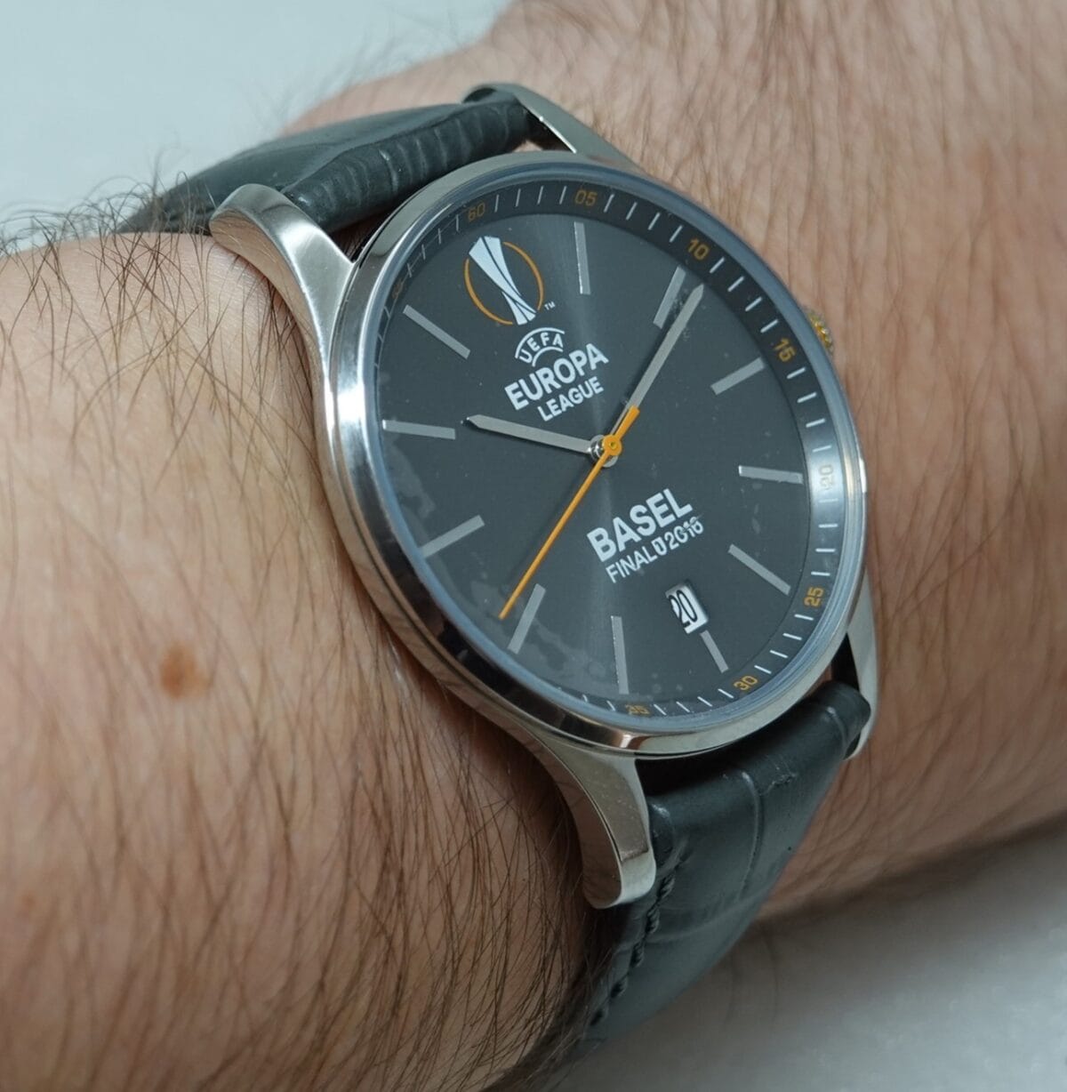 2016 NOS UEFA Cup Final commemorative watch - Birth Year Watches