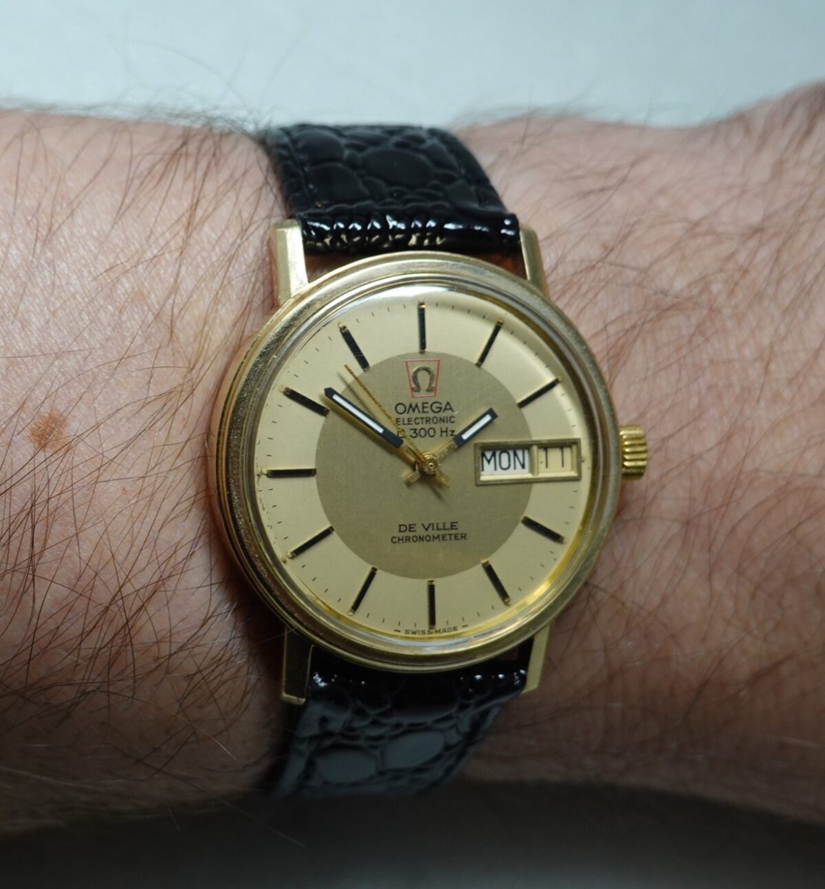 SOLD 1970 Omega f300 De Ville Chronometer - Birth Year Watches