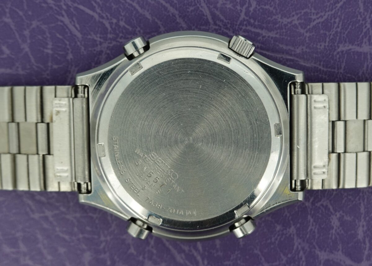 SOLD 1983 Seiko Chronograph 7A38-701A - Birth Year Watches