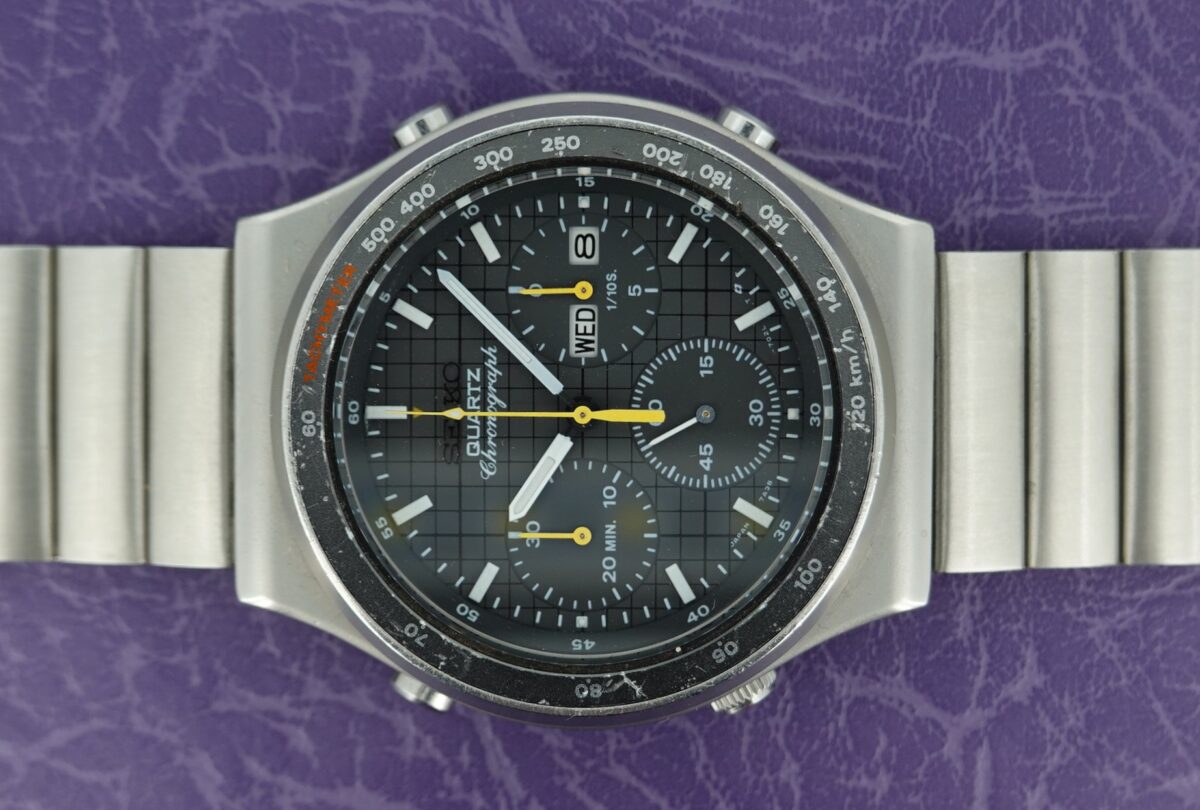 SOLD 1983 Seiko Chronograph 7A38-701A - Birth Year Watches
