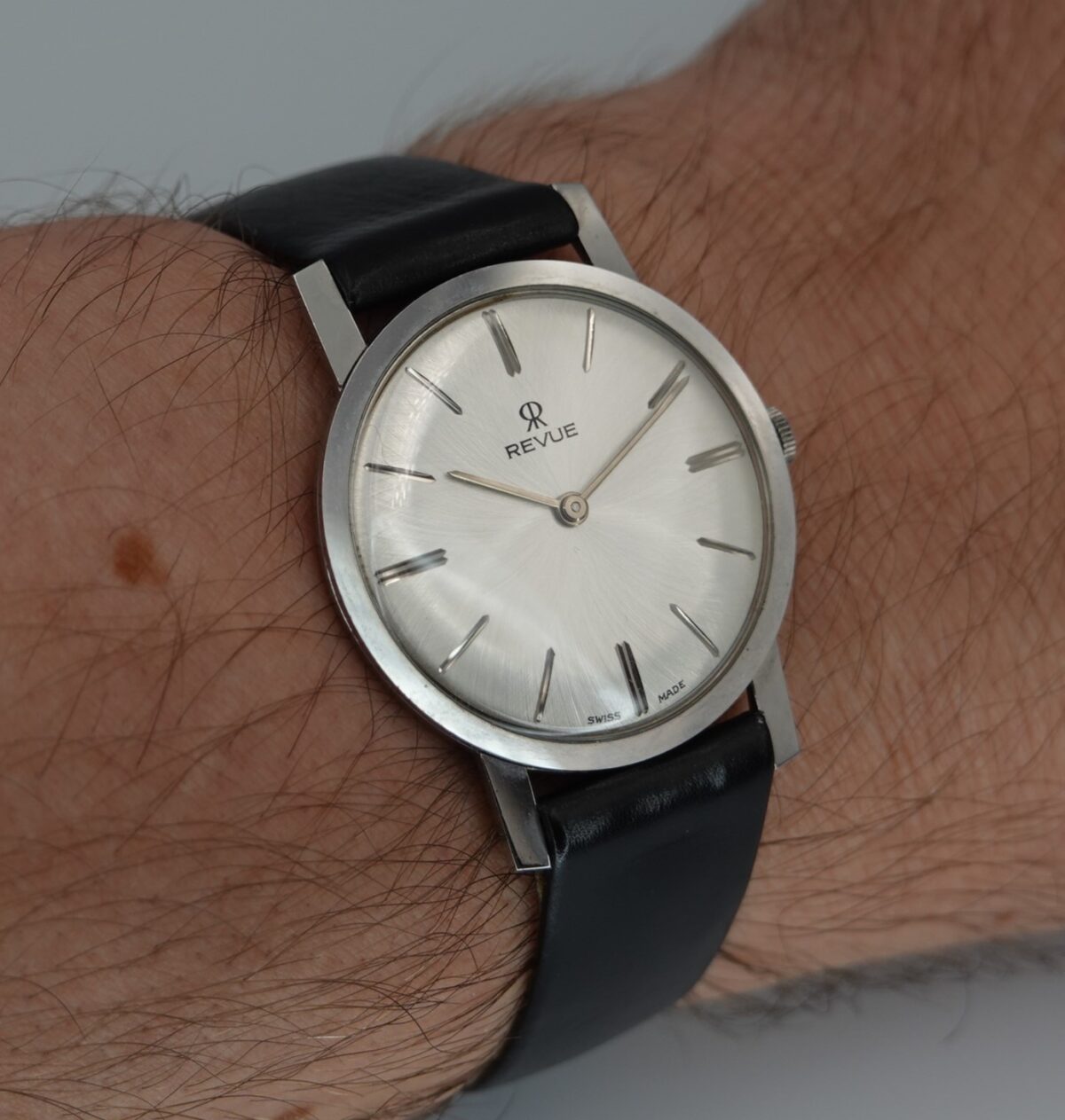 SOLD c1975 Revue NOS Round - Birth Year Watches
